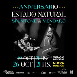 Aniversario Estado Natural - Cartelera